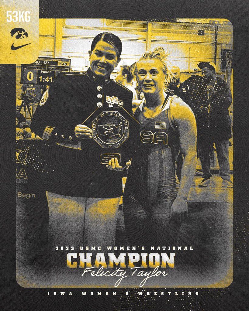 Iowa senior Felicity Taylor wins title at U23 USMC Women's National ...