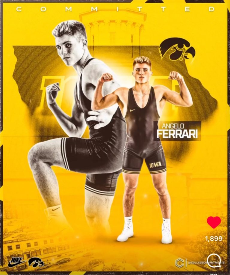 Angelo Ferrari commits to Iowa wrestling team - Hawk Fanatic