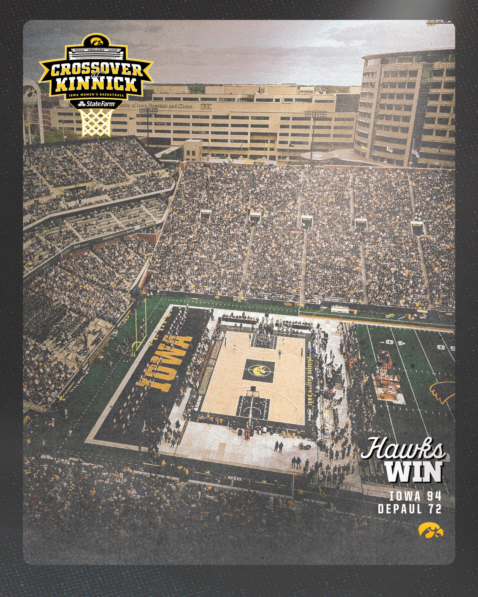 Caitlin Clark's incredible impact on full display at Kinnick Stadium ...