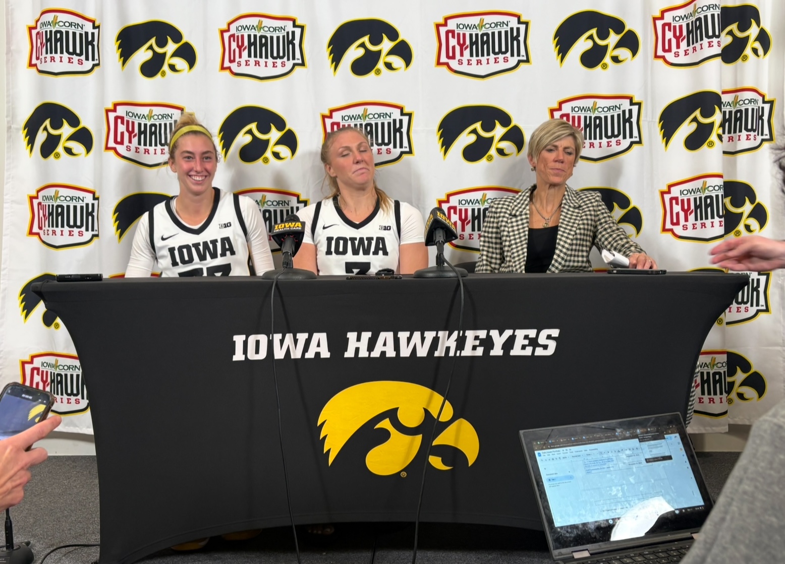 Video: Postgame after Iowa women grind out 75-69 win against the Iowa ...