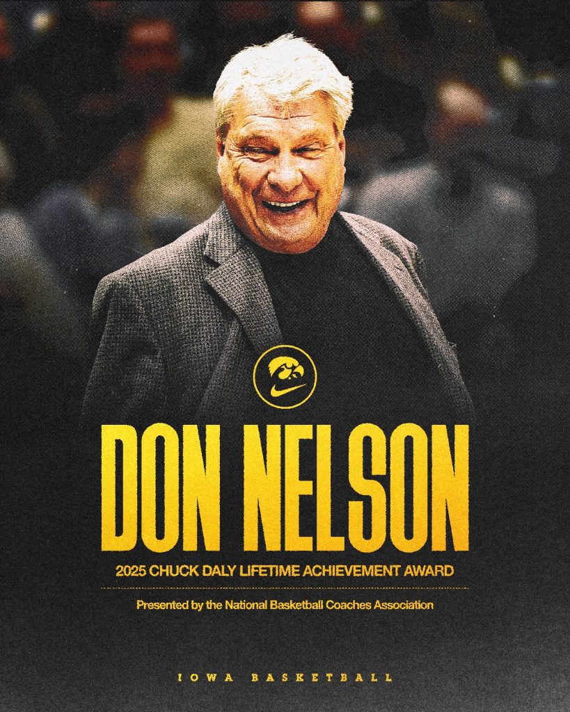 Former Hawkeye Don Nelson named recipient of 2025 Chuck Daly Lifetime ...