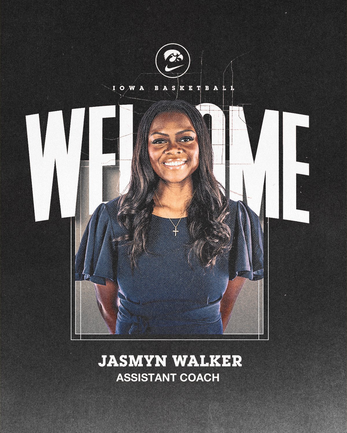 Jasmyn Walker named assistant coach with Iowa women's basketball - Hawk ...