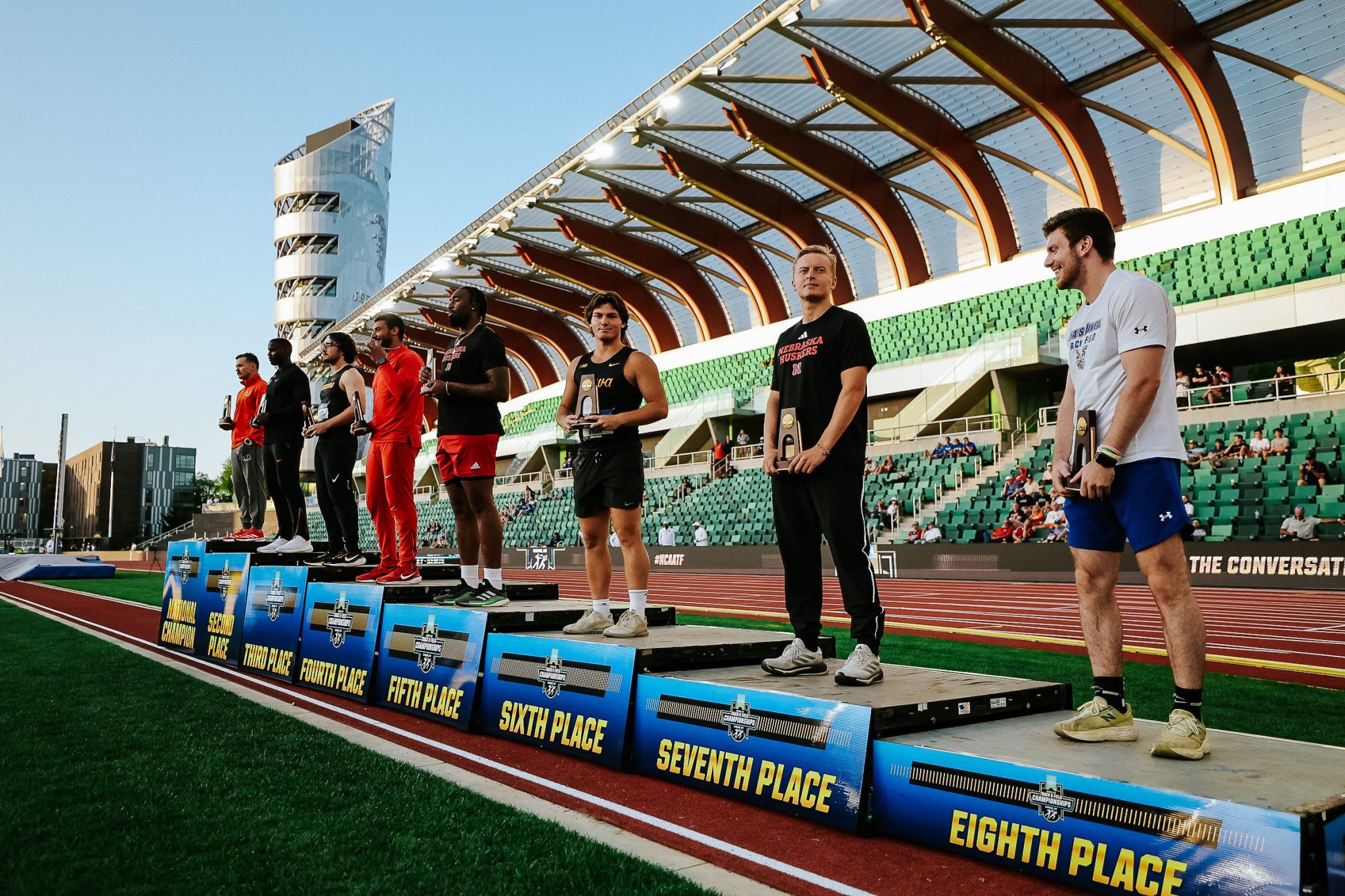 Iowa track and field throwers Ryan Johnson, Mike Stein earn first-team ...