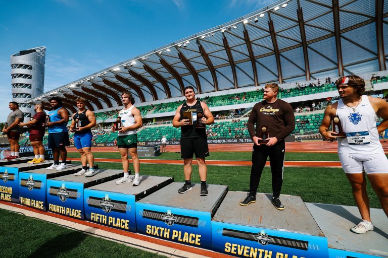 Iowa track and field throwers Ryan Johnson, Mike Stein earn first-team ...