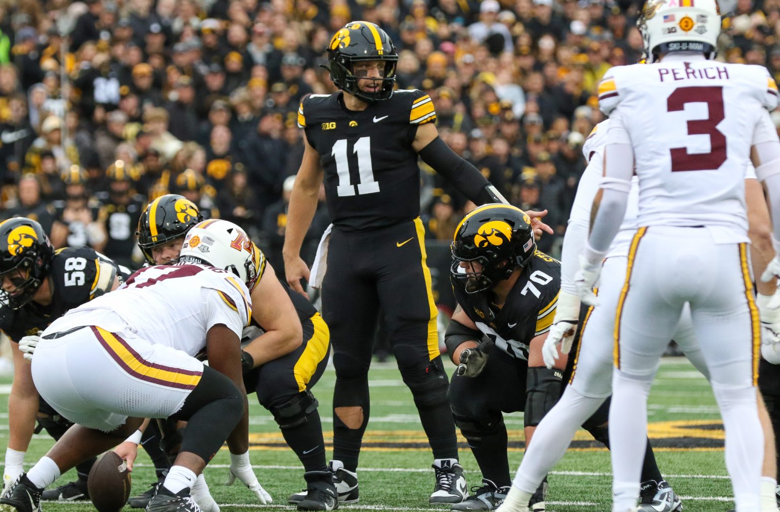 Iowa players not surprisingly stick to it's-just-another-game narrative ...