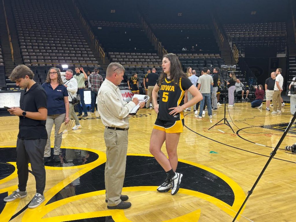 Iowa sophomore center Ava Heiden ready to shine with family nearby ...