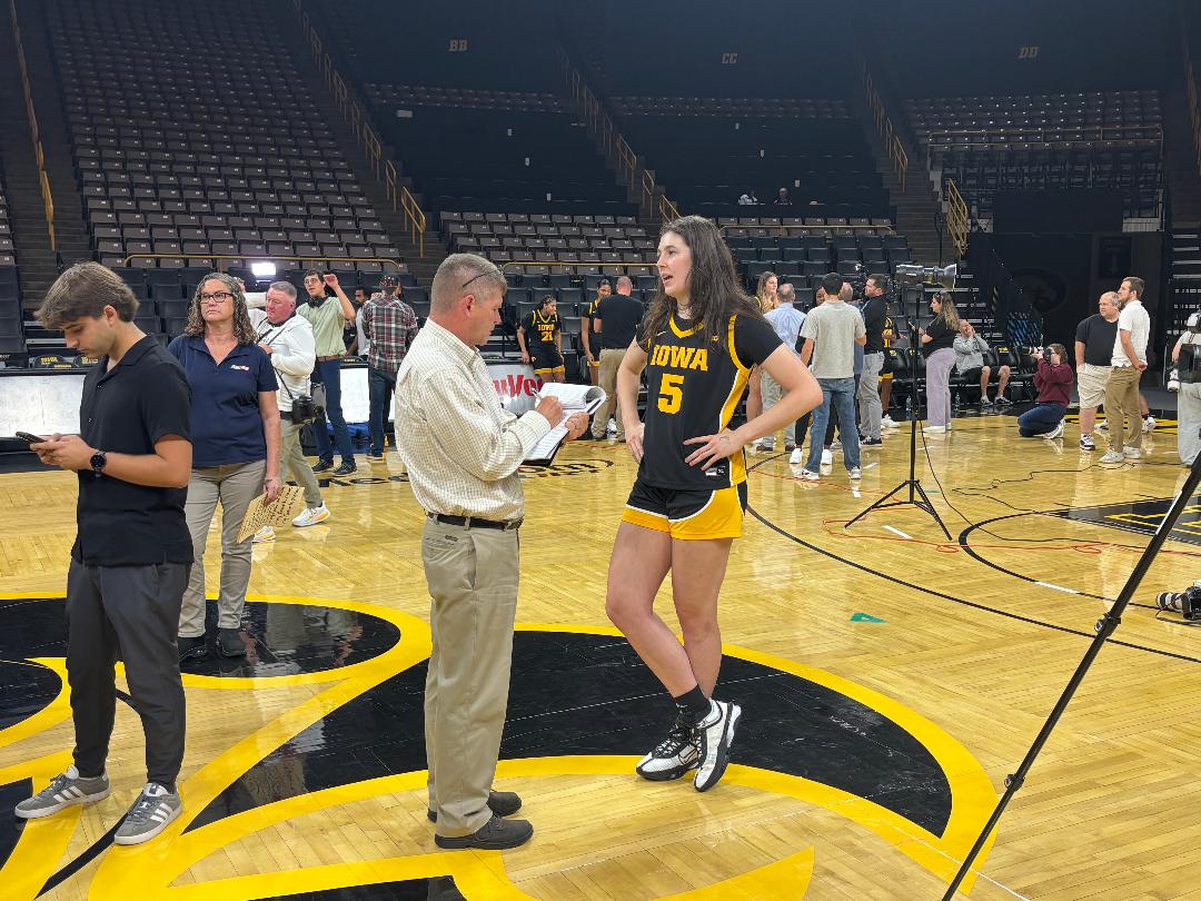 Iowa sophomore center Ava Heiden ready to shine with family nearby ...