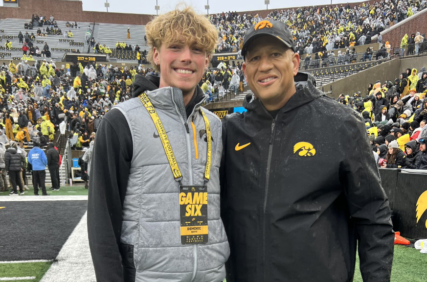Dominic Witt Checks Out Iowa Again - Hawk Fanatic