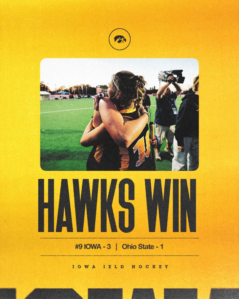 Iowa field hockey defeats Ohio State 3-1 to advance to Big Ten ...