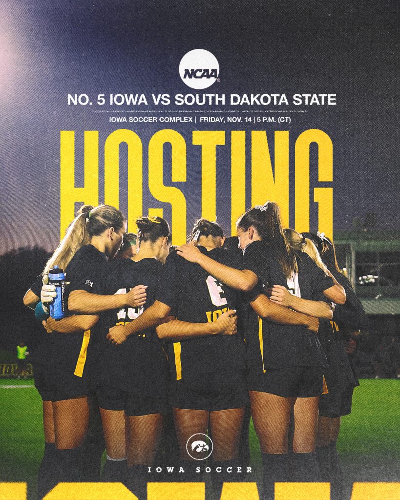 Iowa soccer host South Dakota State in NCAA first-round Friday at Iowa ...