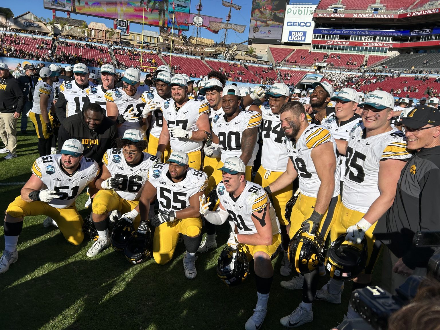 Iowa defenders talk about withstanding Diego Pavia's late-game surge ...
