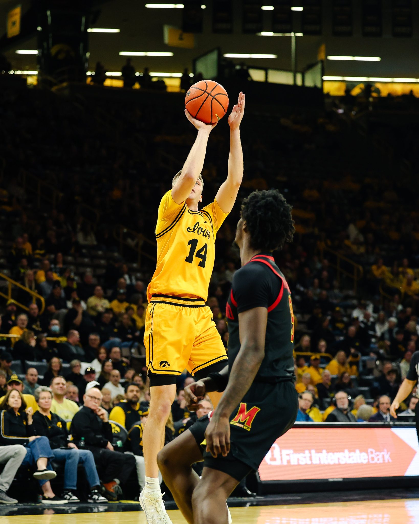Iowa men defeat Maryland 83-64 in Ben McCollum's Big Ten home debut ...