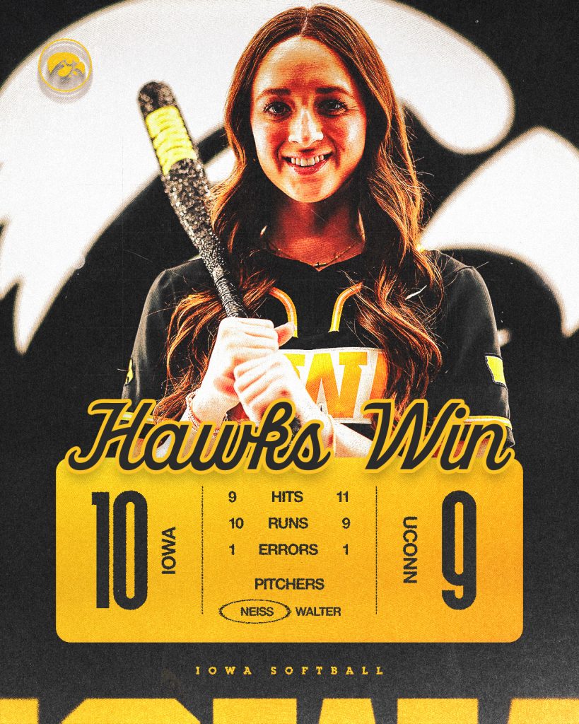 Iowa softball records two come-from-behind wins in Florida - Hawk Fanatic